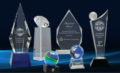 Personalized Acrylic Awards & Crystal Trophies in Manhattan, KS | JML ...